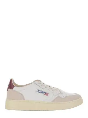 AUTRY Medalist Low Suede Sneakers - White