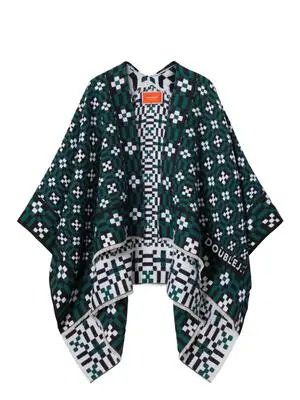 LA DOUBLEJ LA DOUBLE J Printed Poncho