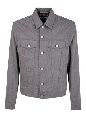 Jacob Cohen Trucker Jacket - Gray