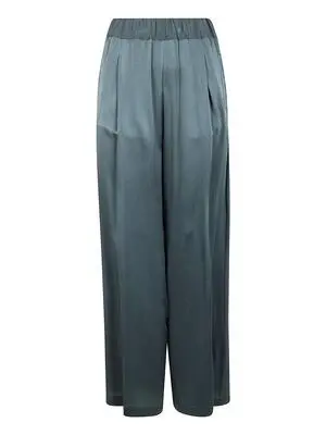 SEMICOUTURE Acetate Silk Trousers - Green
