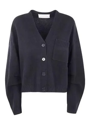 CIRCUS HOTEL Button Detailed Cardigan - Black