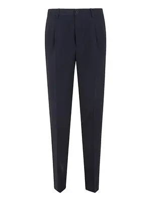 Giorgio Armani Trousers With Two Pences - Blue