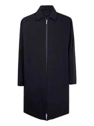 Herno Technical Mid-length Coat - Black