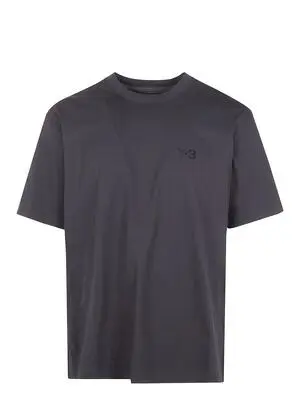 Y-3 YOHJI YAMAMOTO ADIDAS Regular Short Sleeves Tee - Black