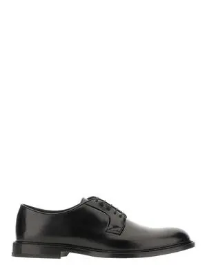 DOUCAL`S Derby Lace Up - Black