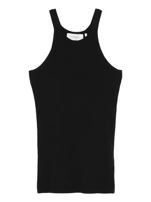 Max Mara Silk Cotton Tank Top - Black