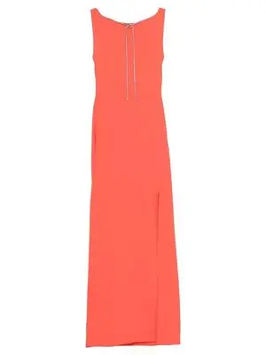 Max Mara Creso Silk Maxi Dress - Red