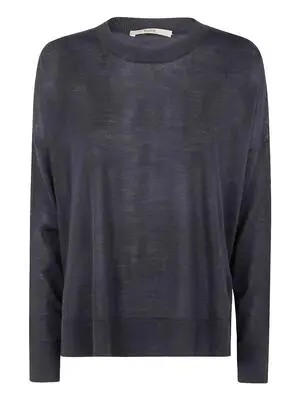 NUUR Round Neck Sweater - Black