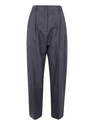 Studio Nicholson Acuna Double Pleat Front Pant - Gray