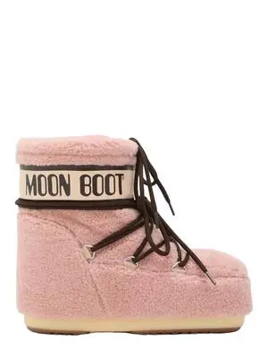 Moon Boot Icon Low Fleece Boots - Pink