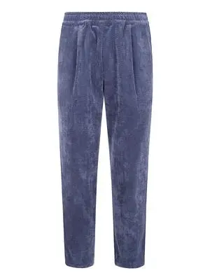 FAMILY FIRST Chino Velvet Trousers - Blue
