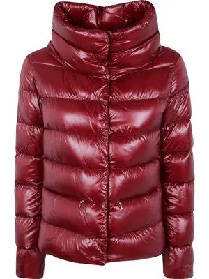 Herno Monogram Cape Jacket - Red