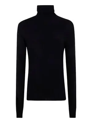MD75 Cashmere Turtleneck Sweater - Black