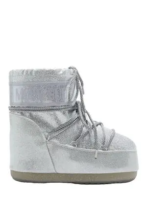 Moon Boot Icon Low Glitter Boots - Metallic