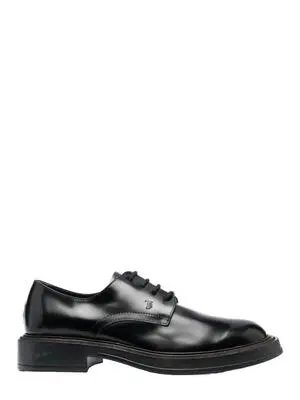 TOD`S Leather Derby - Black