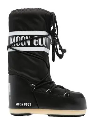 Moon Boot Icon Nylon Boots - Black