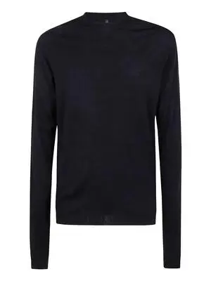 MD75 Crew Neck Merino Wool Sweater - Black