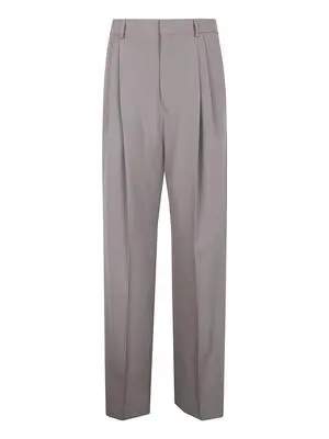 Dries Van Noten Classic Suit Panrom Trousers - Gray