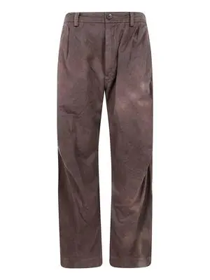 ZIGGY CHEN Jacquard Patchwork Trousers - Multi