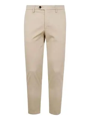 MICHAEL COAL Capri American Pocket Trousers - Beige