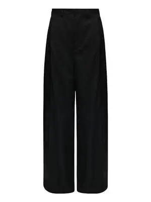 MAISON MARGIELA Wide Leg Trousers - Black
