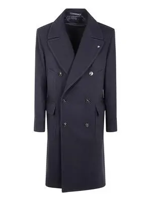 Tagliatore Sherry Overcoat - Black