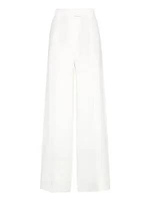 Brunello Cucinelli Wide Leg Trousers - White