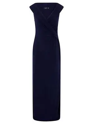 Ralph Lauren Leonidas Sleeveless Gown - Blue