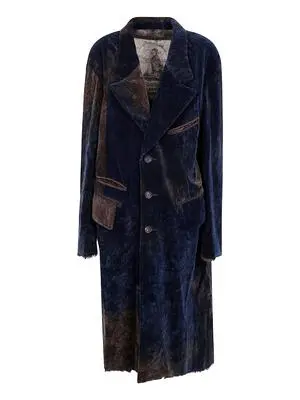 ZIGGY CHEN Velvet Long Coat - Multi