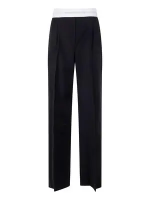 Alexander Wang High Waisted Pleated Pant - Black