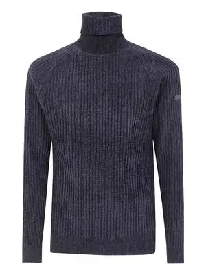 RRD Turtleneck Knit Sweater - Black