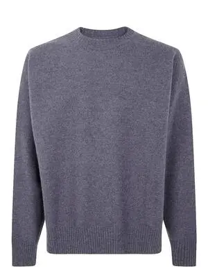 JIL SANDER Crewneck Long Sleeve Jumper - Gray