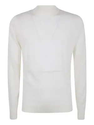 John Smedley Harcourt Mock Neck By - White