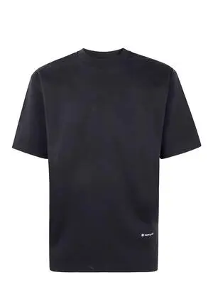 SNOW PEAK Organic Cotton Mercerized T-shirt - Black