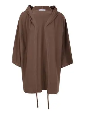 Max Mara Hoodie Cardigan Knit "aster - Brown