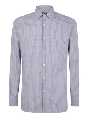 Zegna Pure Cotton Shirt - Blue