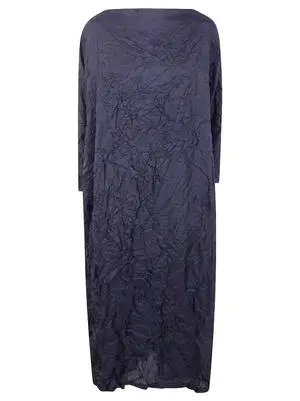 DANIELA GREGIS Abito Lunedì Meridiano Washed Silk Dress - Blue
