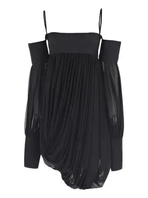 Celine Empire Waist Top - Black