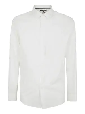 Michael Kors Long Sleeves Classic Cotton Shirt - White