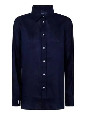 Polo Ralph Lauren Long Sleeve Button-front Shirt - Blue