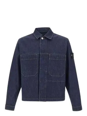 Stone Island Denim Jacket - Blue