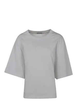 DARKPARK Doyle Draped Short Sleeve Tee - White