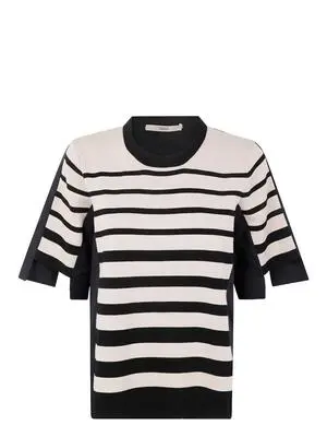 NUUR Crew Neck Striped Sweater