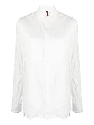 DANIELA GREGIS Man`s Shirt Sataffy - White