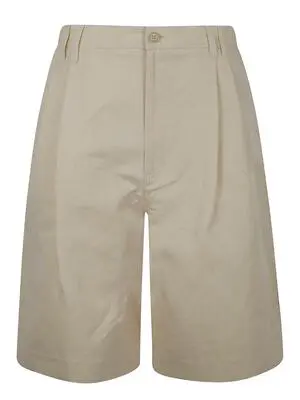 Filippa K Relaxed Pleated Cotton Linen Skirt - Beige