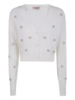 TWINSET V-neck Cardigan - White