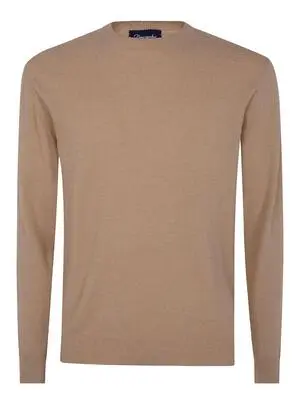 DRUMOHR Long Sleeve Round Neck Sweater