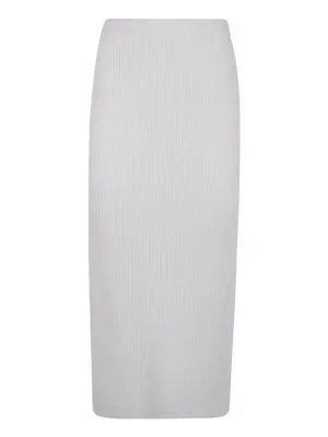 TWINSET Midi Skirt - White