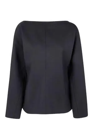 Studio Nicholson Caten Long Sleeve Top - Black