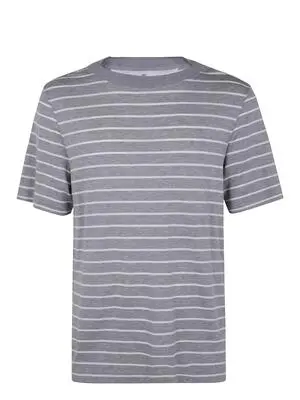 BRUNELLO CUCINELLI Classic Stripes Tee Shirt